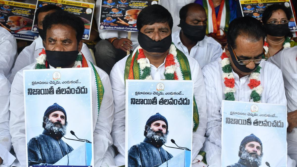 Rahul being targeted for questioning BJP’s failures, alleges APCC president Gidugu Rudra Raju ...